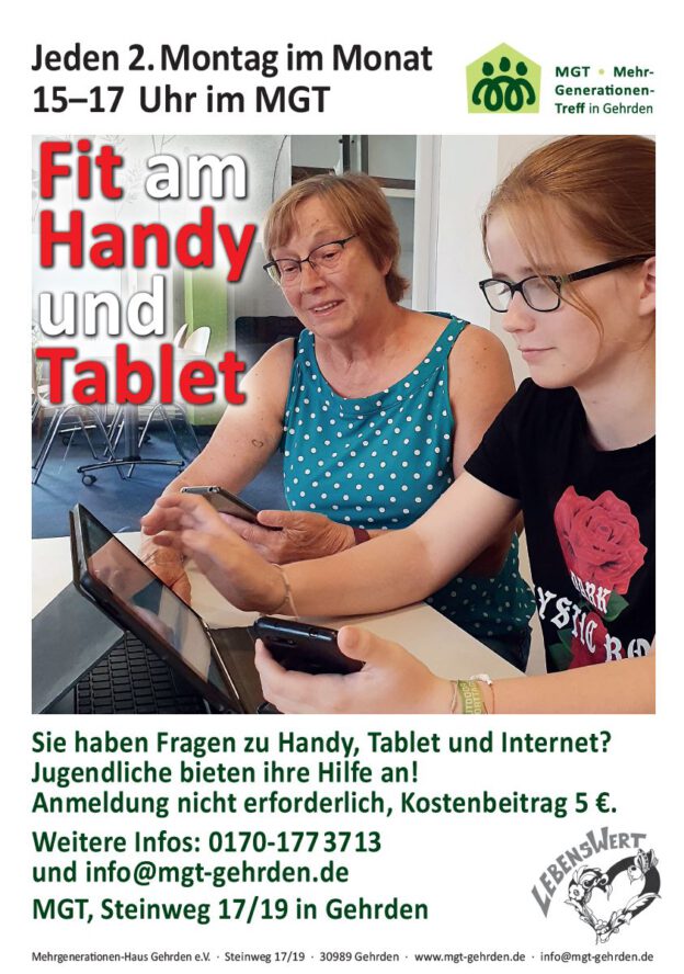 Fit am Handy und Tablet | MGT-Gehrden